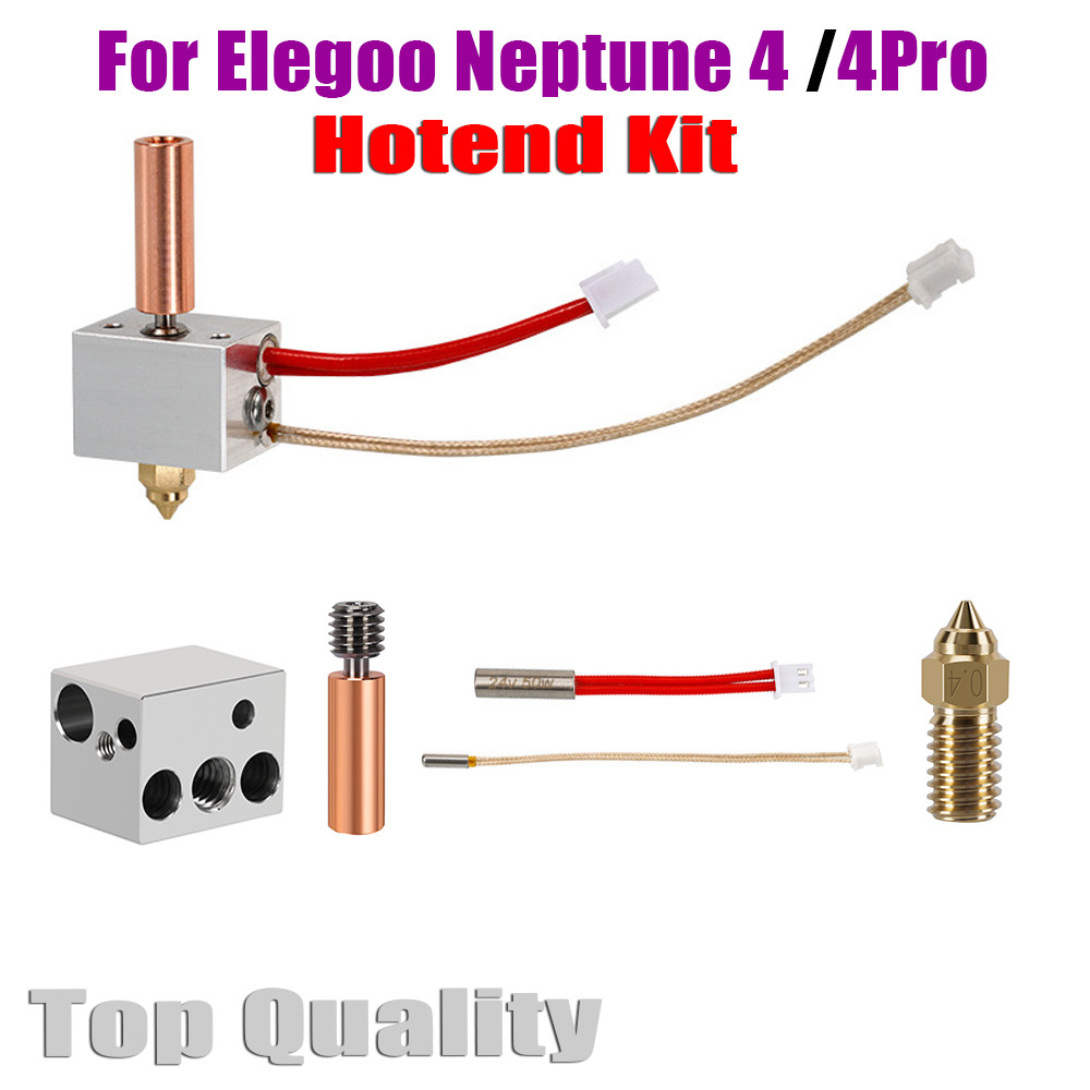 For Elegoo Neptune 4 Hotend kit Nozzle 24V 50W for ELEGOO Neptune4 Pro ...
