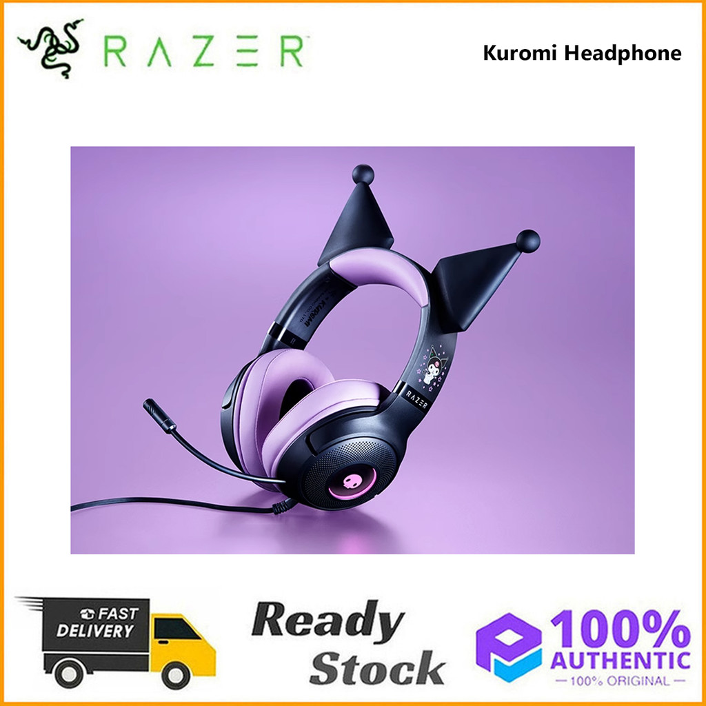 Original Razer Kuromi Wired Gaming Headphone with Micphone | Shopee ...