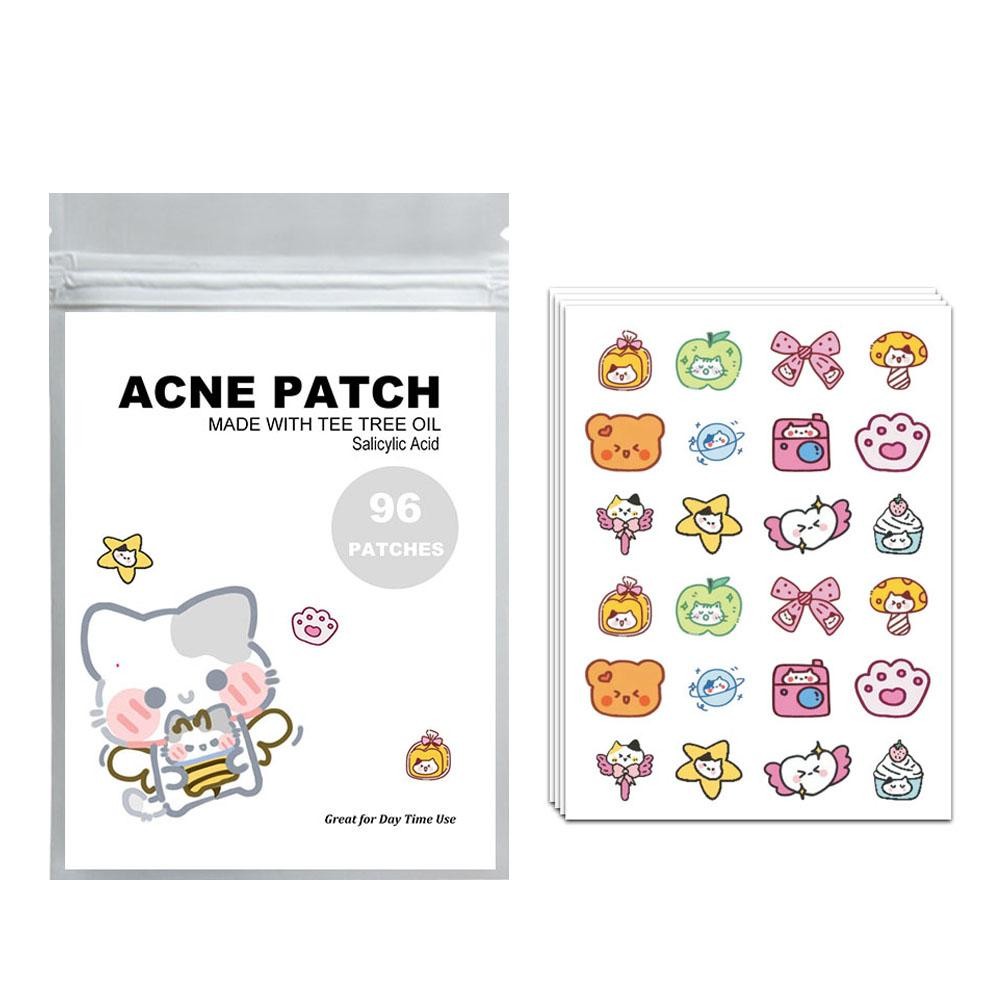 Acne Patch Cartoon/flowers Acne Sticker Special-shaped Sticker Pe H4h7 ...