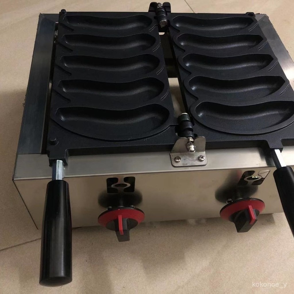 Bajia Banana Burning Machine Snack Waffle Machine Banana Shape Egg Puff ...