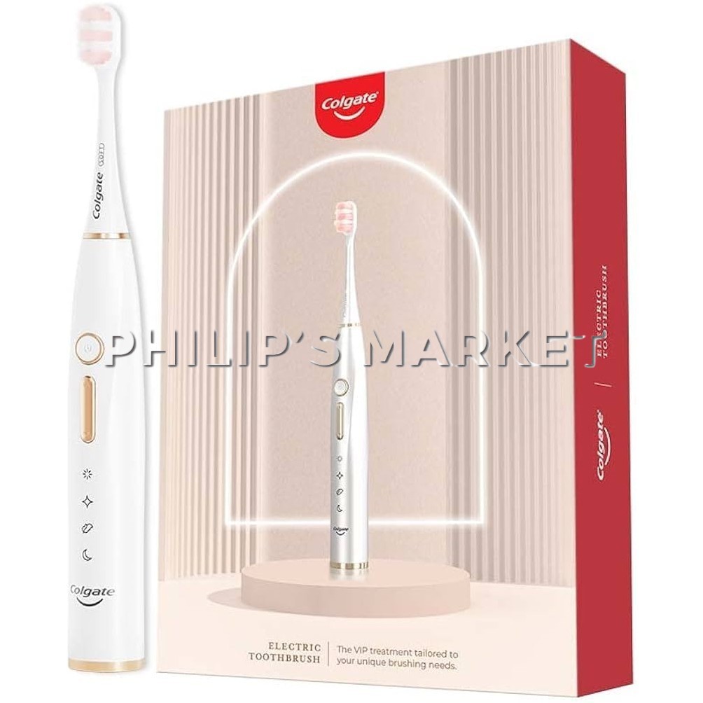 COLGATE Electric Toothbrush Set (1 Handle, 2 Brush Head Refills, 1 ...