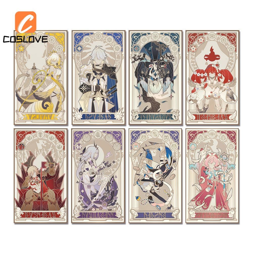 Anime Game Honkai Star Rail Character Pattern Cards Fan Made Anime ...