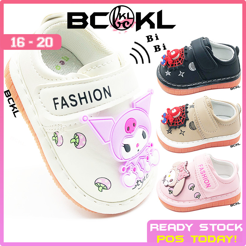 BCKL 】Baby's Cartoon Bibi Sound Shoes | Wedding Spin Cute Shoes Girls ...