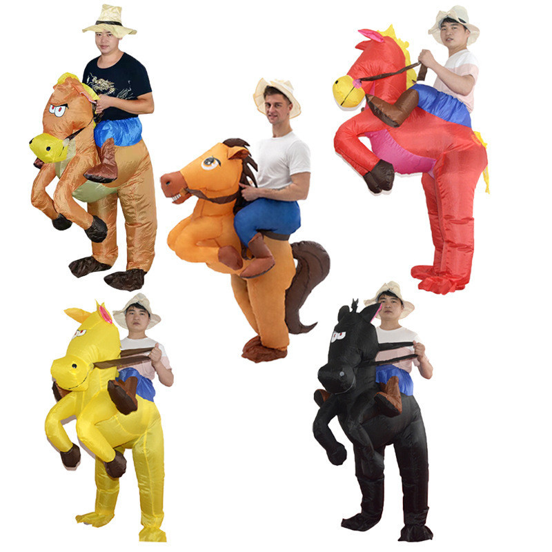 Inflatable Horse Costume Strange Walking Doll Adult Costume | Shopee ...