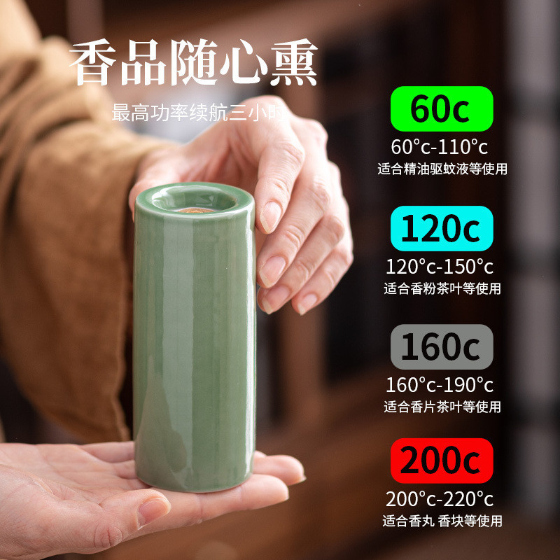 Handheld Electronic Incense Burner Tasting Incense Burner Timing ...