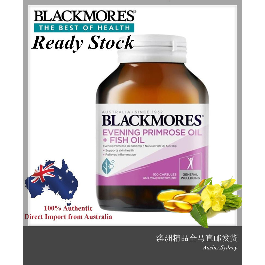 [Ready Stock EXP: 09/2025] Blackmores EPO Evening Primrose Oil + Fish ...