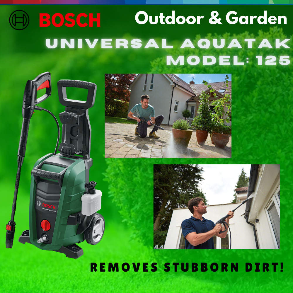 Original Bosch Pressure Cleaner Water Jet Universal Aquatak 125 ...