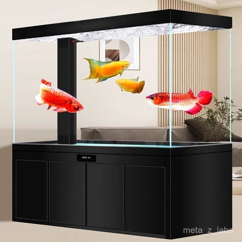 Bottom Filter Dragon Fish Tank Living Room Home Medium and Large Super ...
