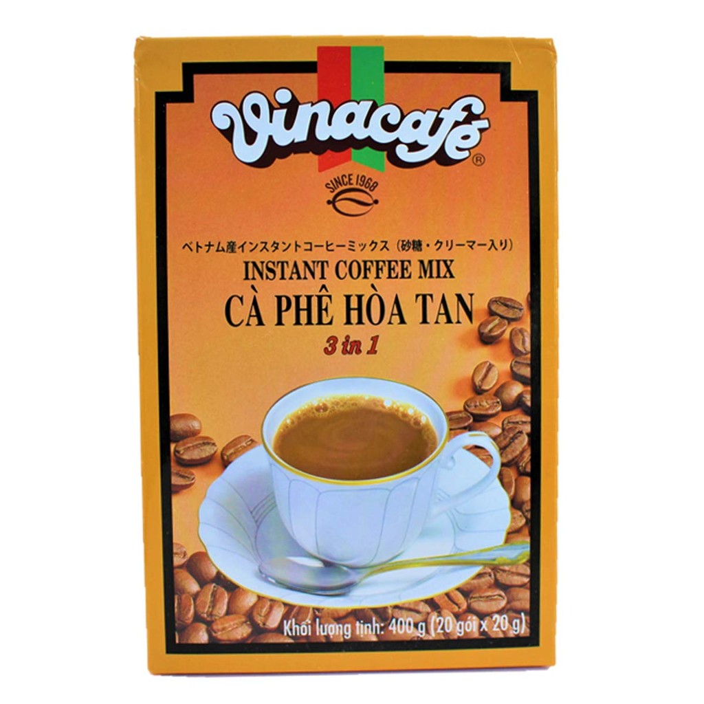VINACAFE Instant Coffee Mix Box 400g (20g x 20 packets) | Shopee Singapore
