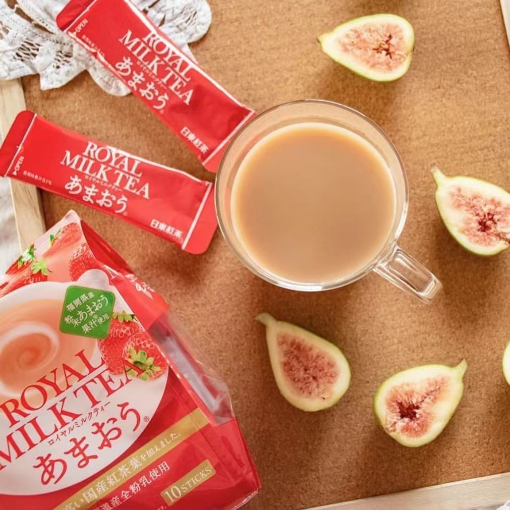 Japan Imported royal Nitto Black Tea Hokkaido royal Milk Tea Powder ...