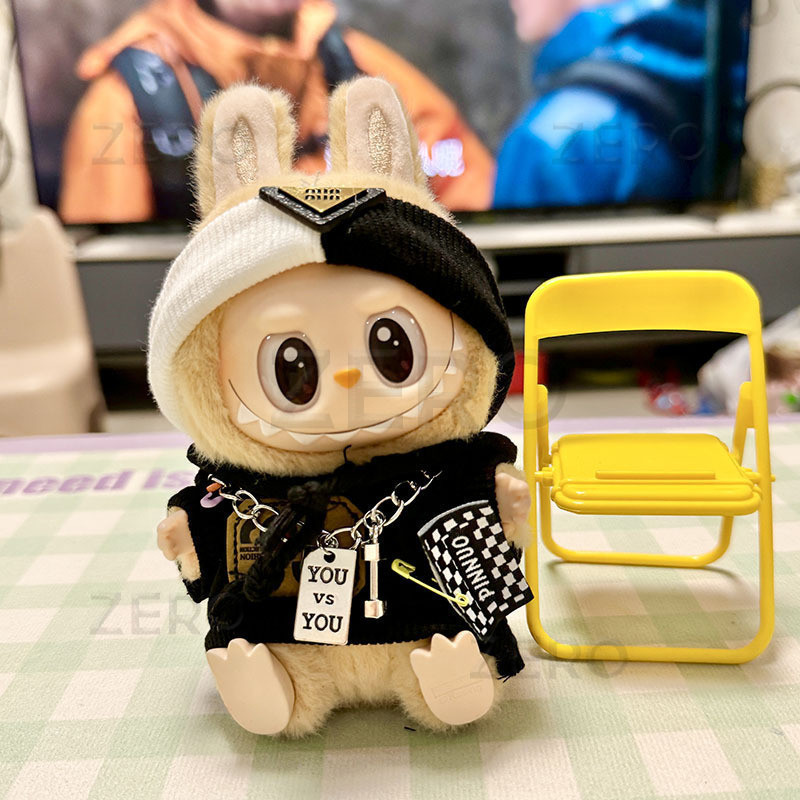 POP MART MACARON Labubu clothes shirt pants hat for labubu V1 and ...