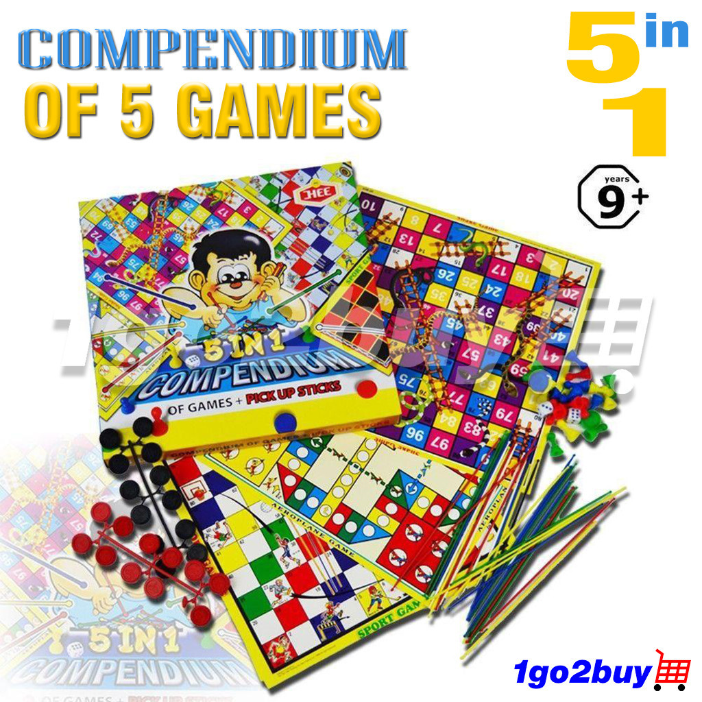Hee Chess Compendium of 4 plus Pick-up Sticks = 5 Games ( HT1084 ...