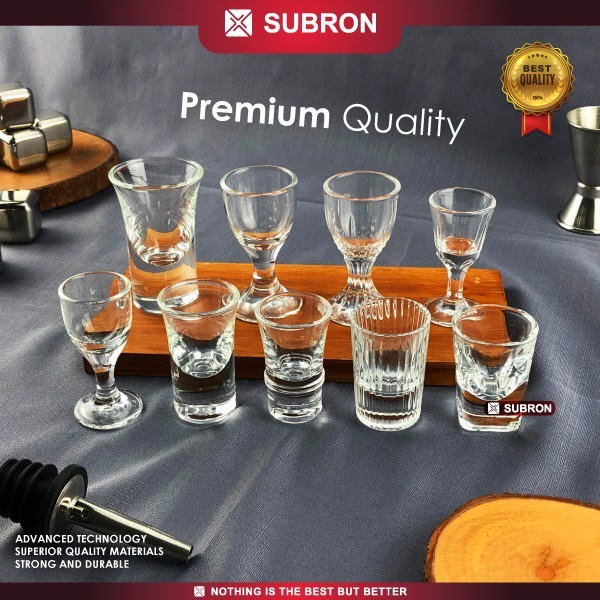 SUBRON Small Glass Shot Glass One Shot Glass Drinking Beautiful Cute ...