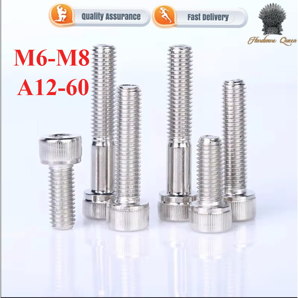【4QB1】Hexagon Socket Screw,Cup Head Allen Bolt,12.9级高强度镀镍内六角螺丝M6M8/M10/M12圆柱头螺栓 | Shopee Singapore