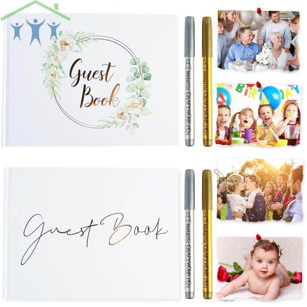 Wedding Guest Book Guest Sign in Book Wedding Reception Registry Book ...