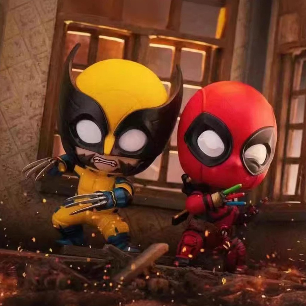 Deadpool & Wolverine blind box | Deadpool Action Figure vinyl doll ...