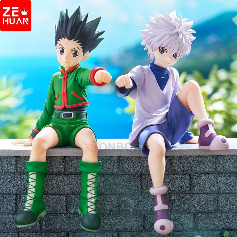 13cm Hunter x Hunter Gon Freecss Anime Figure Noodle Stopper Killua ...