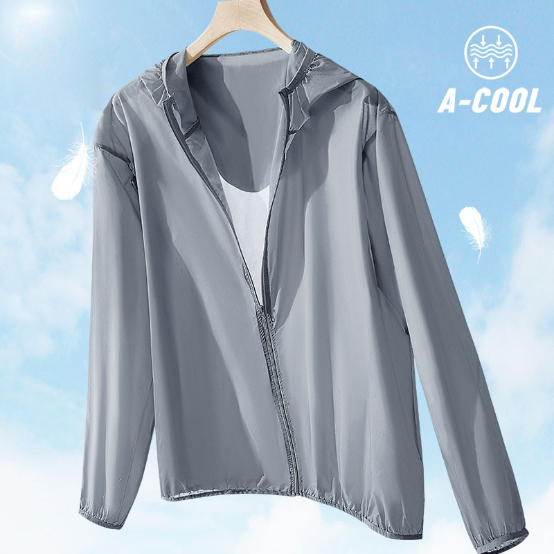 Summer Quick-drying UV Jacket Breathable Men Lightweight Jacket Fishing ...