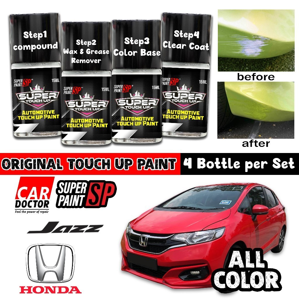 Honda Jazz 🚗 Original Touch Up Paint Combo Set for DIY Scratch Removal ...