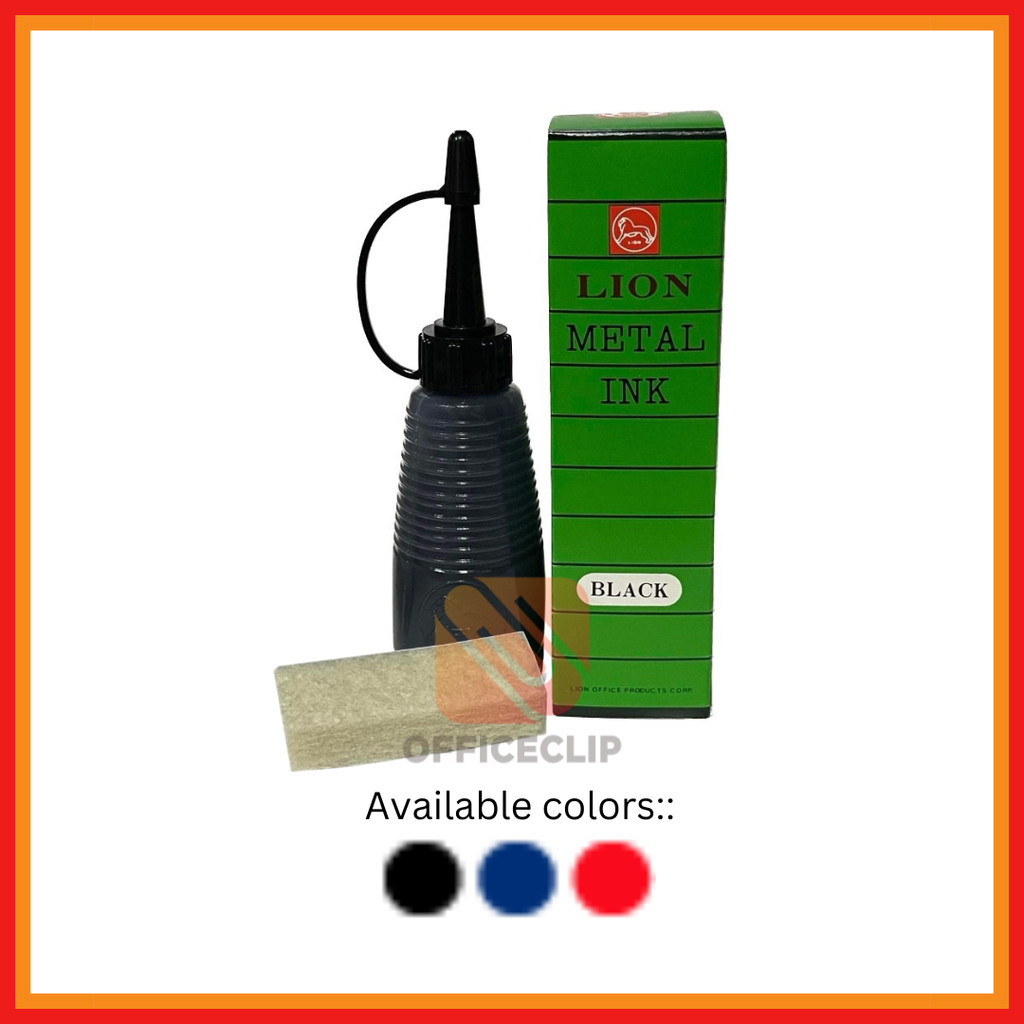 Lion Metal Ink for Numbering Machine | Shopee Singapore