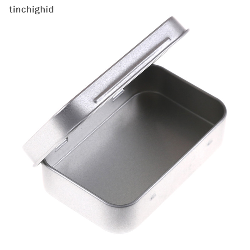 tinchighid 95*60*20mm Metal Tin Flip Storage Box Case Organizer For ...
