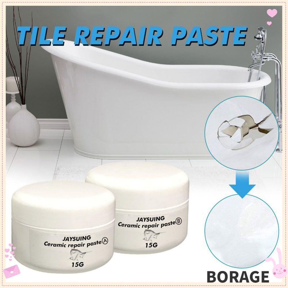 BORAGE Adhesives Restoration Filler Floor Tile Marble Wall Mending Agent Repair Paste Washbasin ...