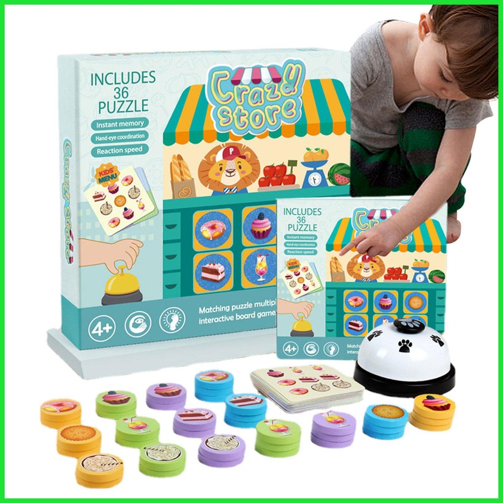 Matching Memory Game for Kids Color Sensory Educational Toy Board Game ...