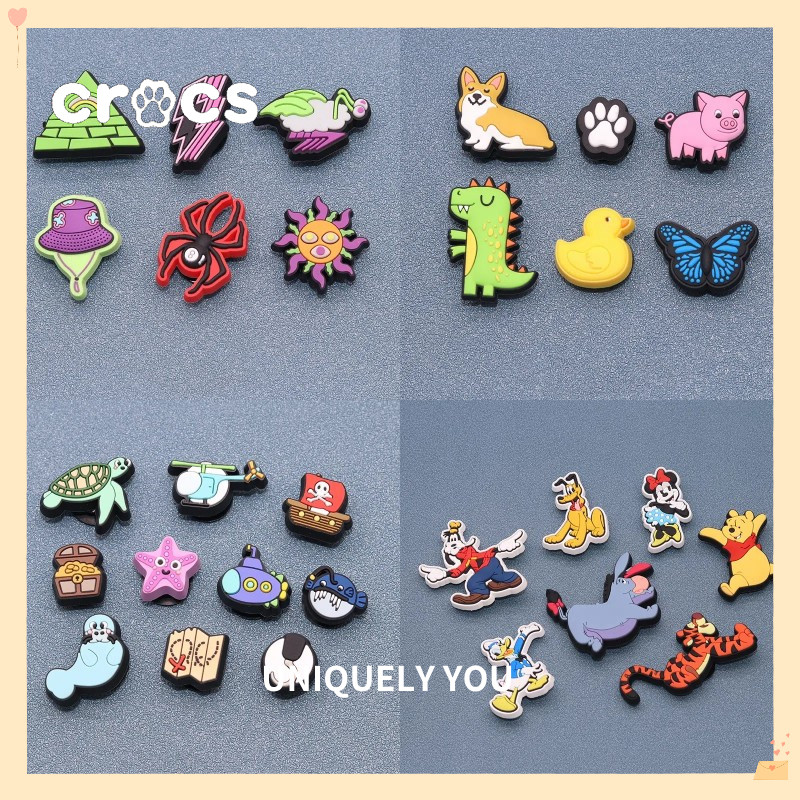 Crocs Jibbitz Pirate treasure chest shoe buckle Disney series shoe ...