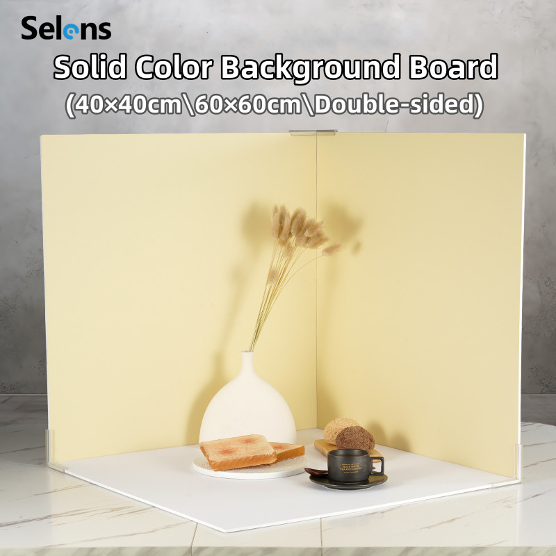Selens Hard Background Board Double Sided Photography Backdrop for Food ...