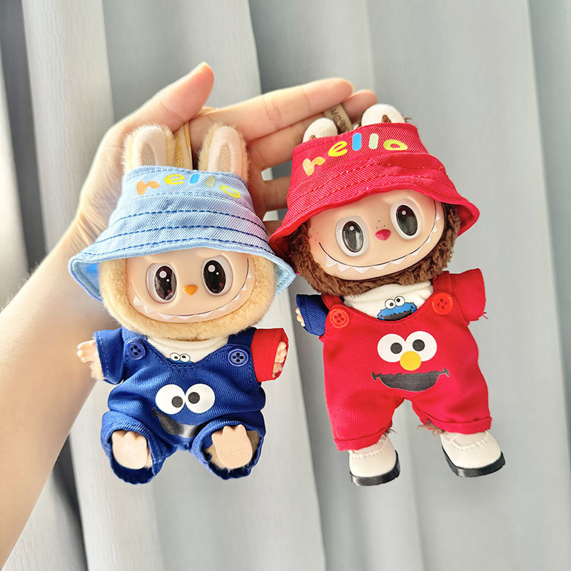 TM [Clothes only] Labubu v2 sitting doll clothes pendant Labubu sitting ...