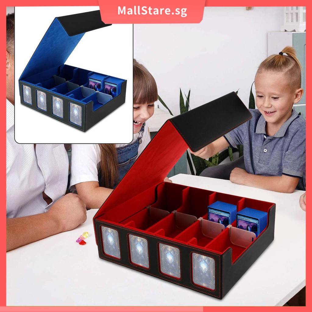 Game Cards Box With Dividers and Card Supporters Commander Card Deck ...
