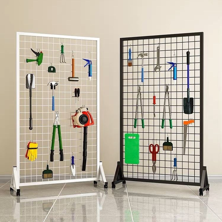 Grid Display Rack Mesh Plate Shelf Iron Grid Storage Floor Iron Wire ...