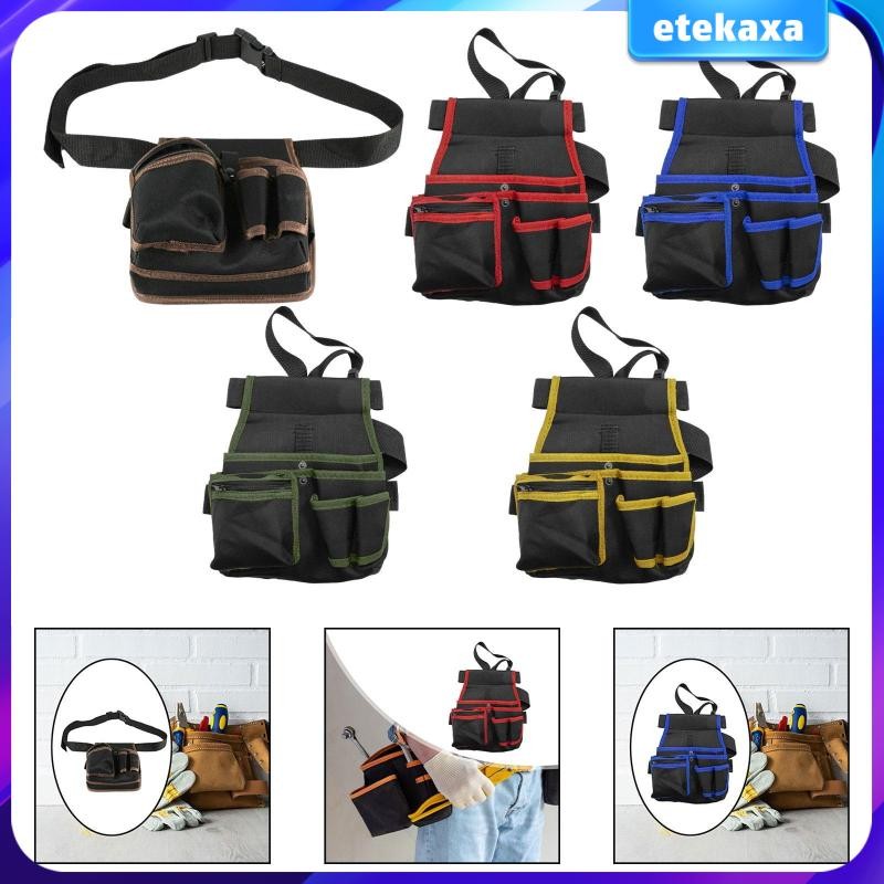 [Etekaxa] Utility Belt Pouch Gardeners Dad Gift Tool Belt Waist Tool ...