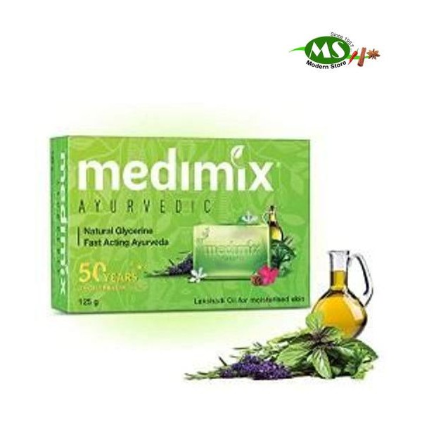 Medimix Natural Glycerine Ayurveda Bathing Bar 125g | Shopee Singapore