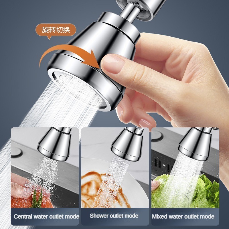 360 ° Adjustment Kitchen Sink Faucet Extender Filter Spray Kitchen ...