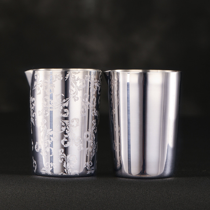 304 Stainless Steel Metal Mixing glass Cocktail glass Mixing glass ...