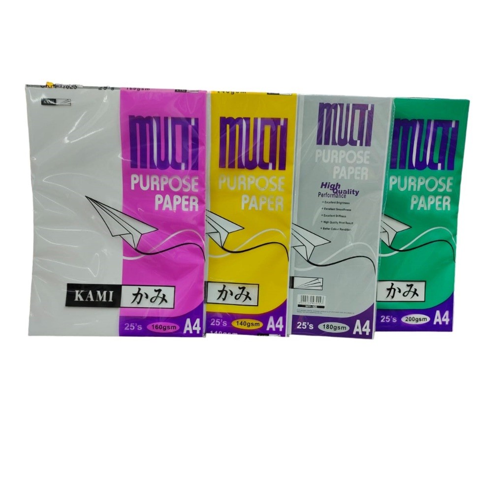Kami A4 Size Multi Purpose Paper ( 140gsm / 160gsm / 180gsm / 200gsm ...