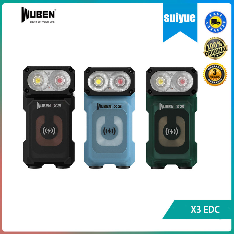 Wuben X3 EDC Flashlight 700 Lumens Rotating Head Wireless Charging ...