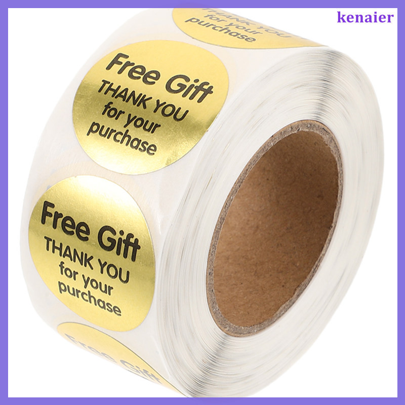 Thank You Giveaway Stickers Customer Appreciation Adhesive Gift Label ...