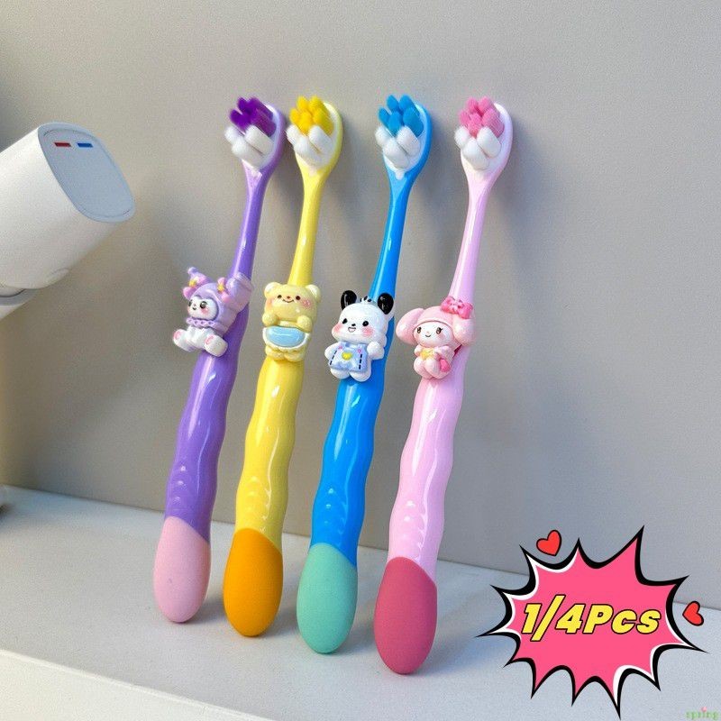 Sanrio Kuromi Children Toothbrush Kawaii Anime Melody Household Soft ...