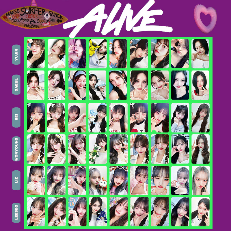 6-18pcs IVE ALIVE Lomo Cards JAPAN Album SCOUT SWITCH FANCLUB DIVE ...