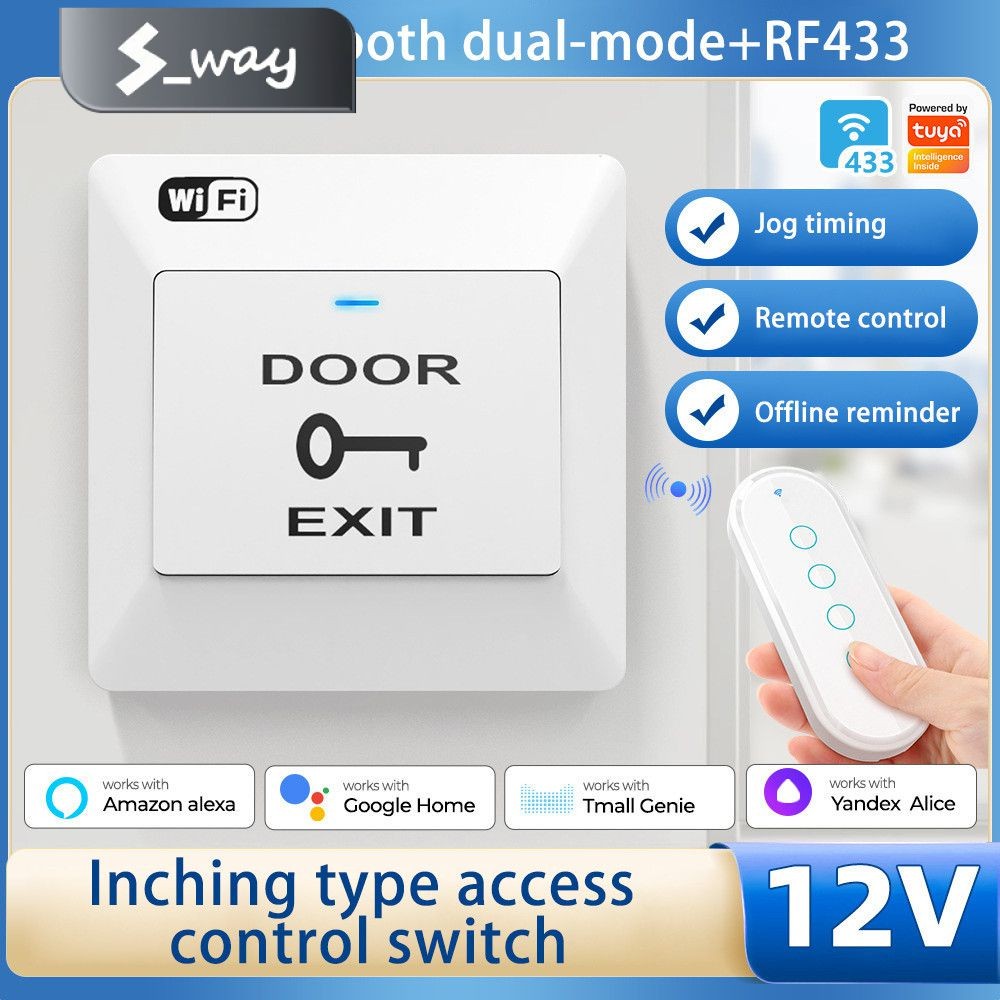 Button-style Auto-reset Switch Panel Convenient Control High-quality ...