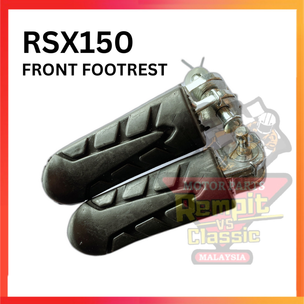 REMPIT RSX150 FRONT FOOTREST SET RSX 150 RS-X150 RS-X 150 RS X FRONT ...