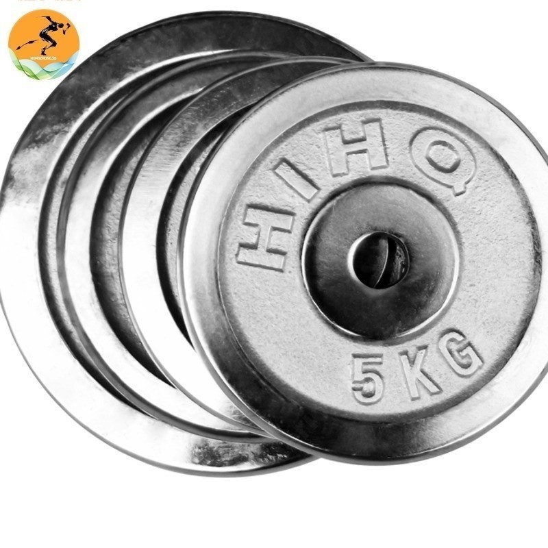 Piece Counterweight Electroplated Lifting Dumbbell Barbell General ...
