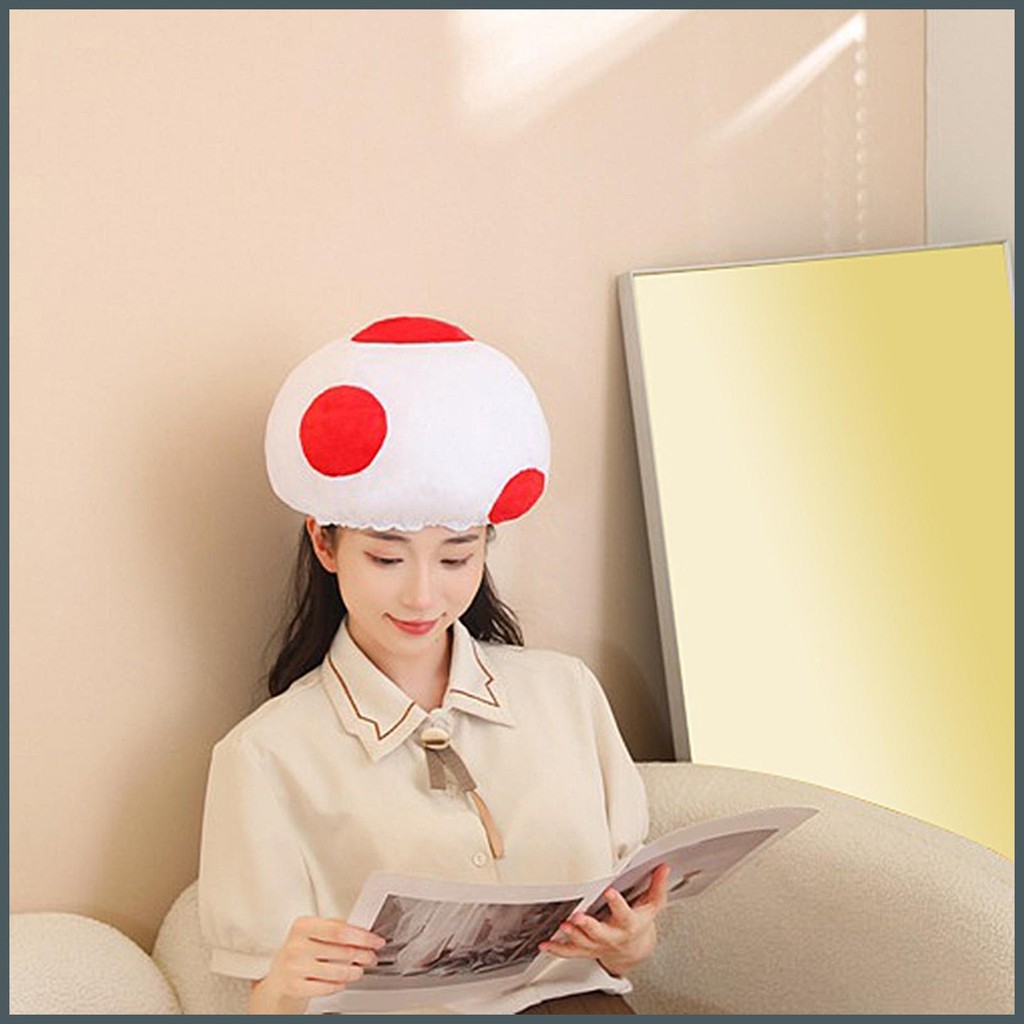 Mushroom Hat Kids Cosplay Dress up Props Funny Novelty Headwear ...