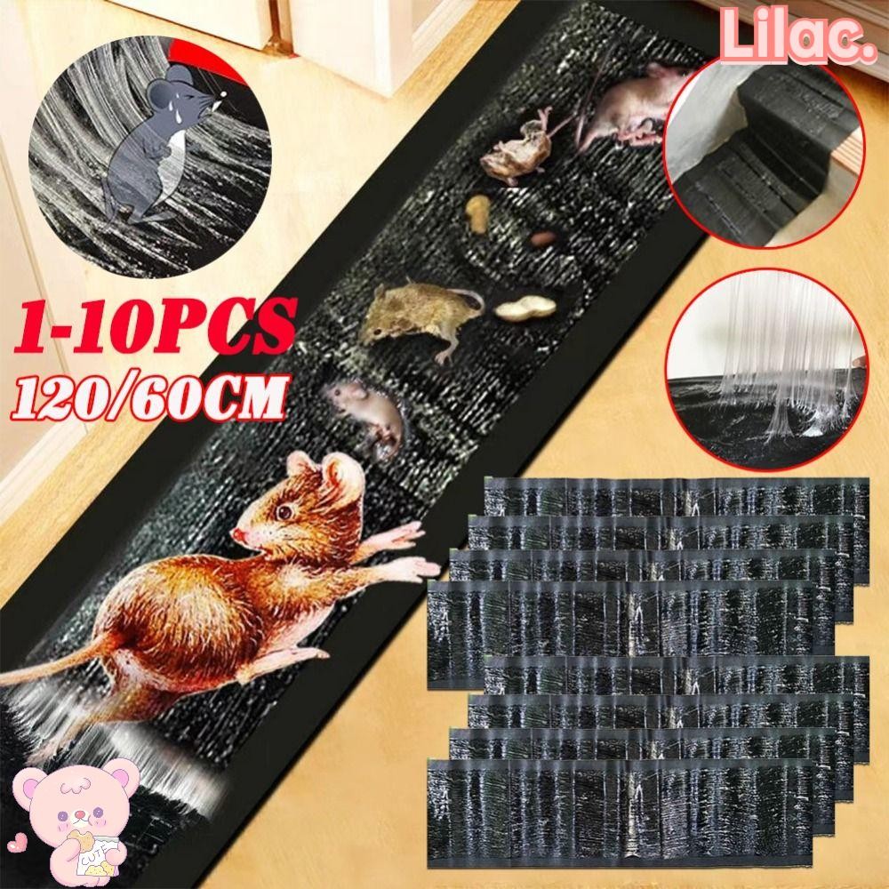 VIOLETLILAC 60cm/120cm Sticky Mouse Carpet, Mice Mouse Catcher Adhesive ...