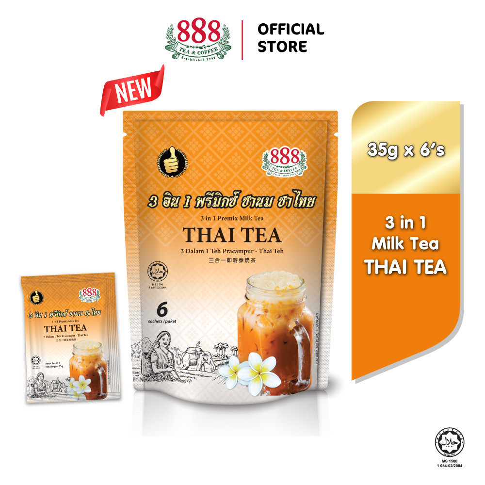 888 Instant THAI Tea (35g x 6s) | Shopee Singapore