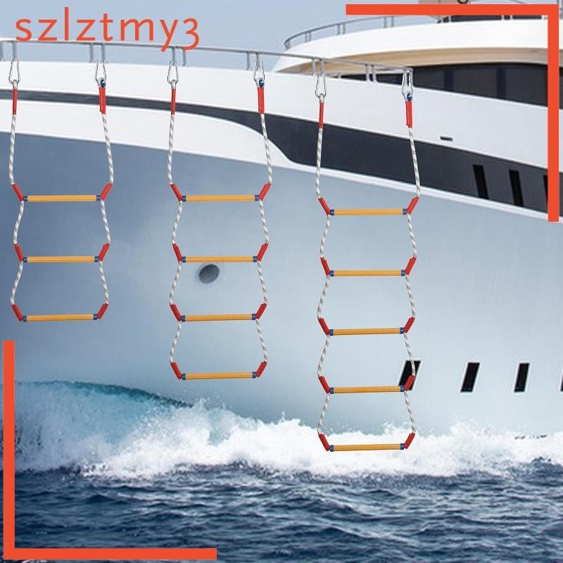 [szlztmy3] Boat Rope Ladder Swim Ladder,Boarding Ladder,Assist Boat ...