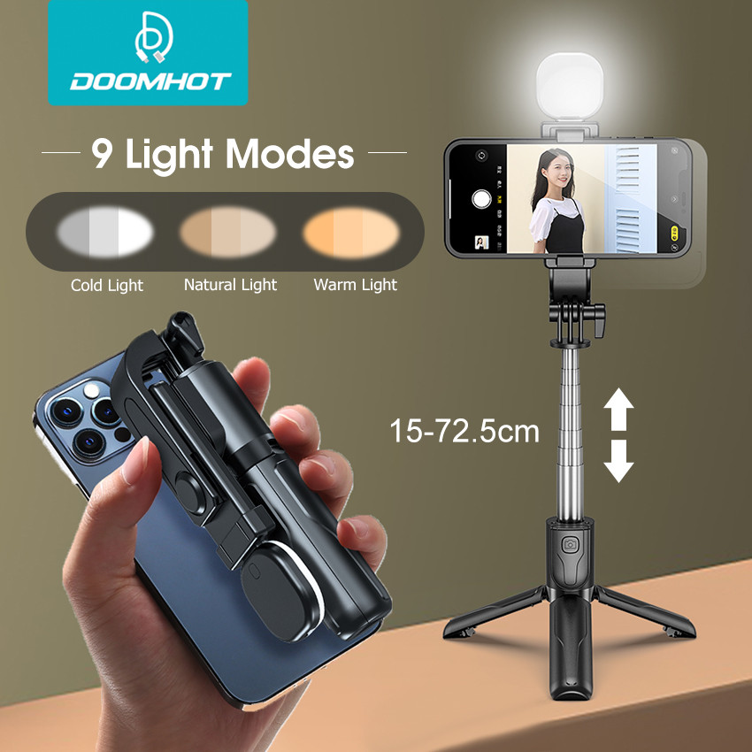 Selfie Stick For Phone Stands Mini Selfie Stick Tripod 360 Rotate with ...