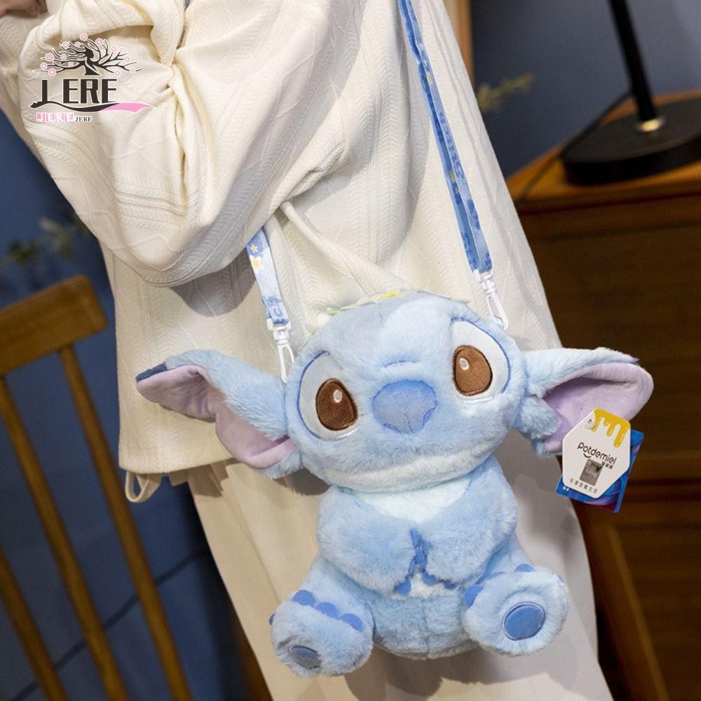 JEREMY1 Stitch Plush Doll Knapsack, Fluffy Stuffed Stitch Cartoon Plush ...